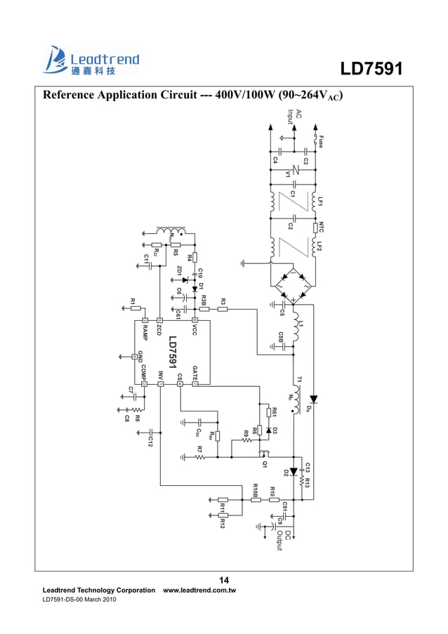 Original Transition-Mode PFC Controller IC LD7591GS 7591 SOP-8 New ...