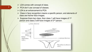 Face recognition using LDA | PPTX