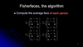 Face recognition using LDA | PPTX