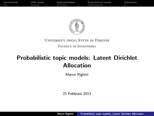 Latent Dirichlet Allocation | PDF
