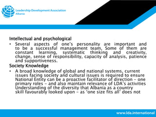 LDA Albania Presentation | PPTX | Business | Business and Finance