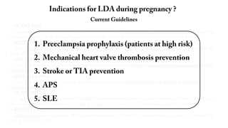 Low dose aspirin use during pregnancy 2021 | PDF