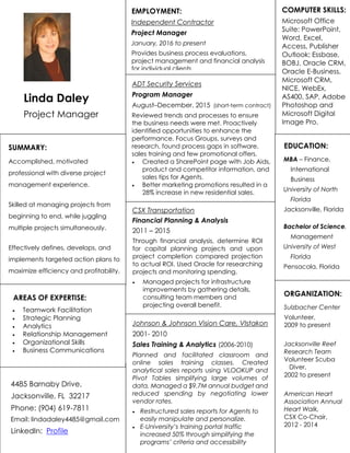 Project Manager Resume | PDF