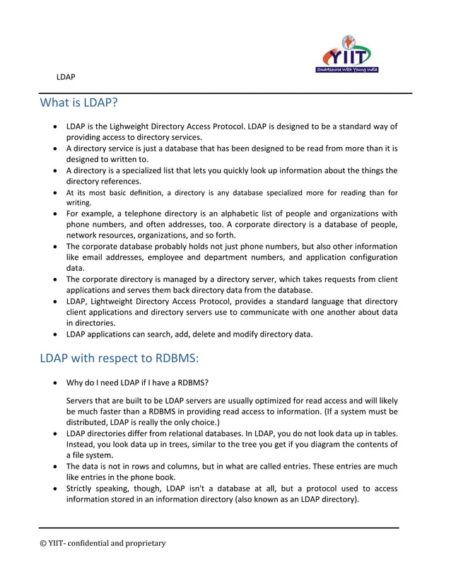 LDAP | PDF