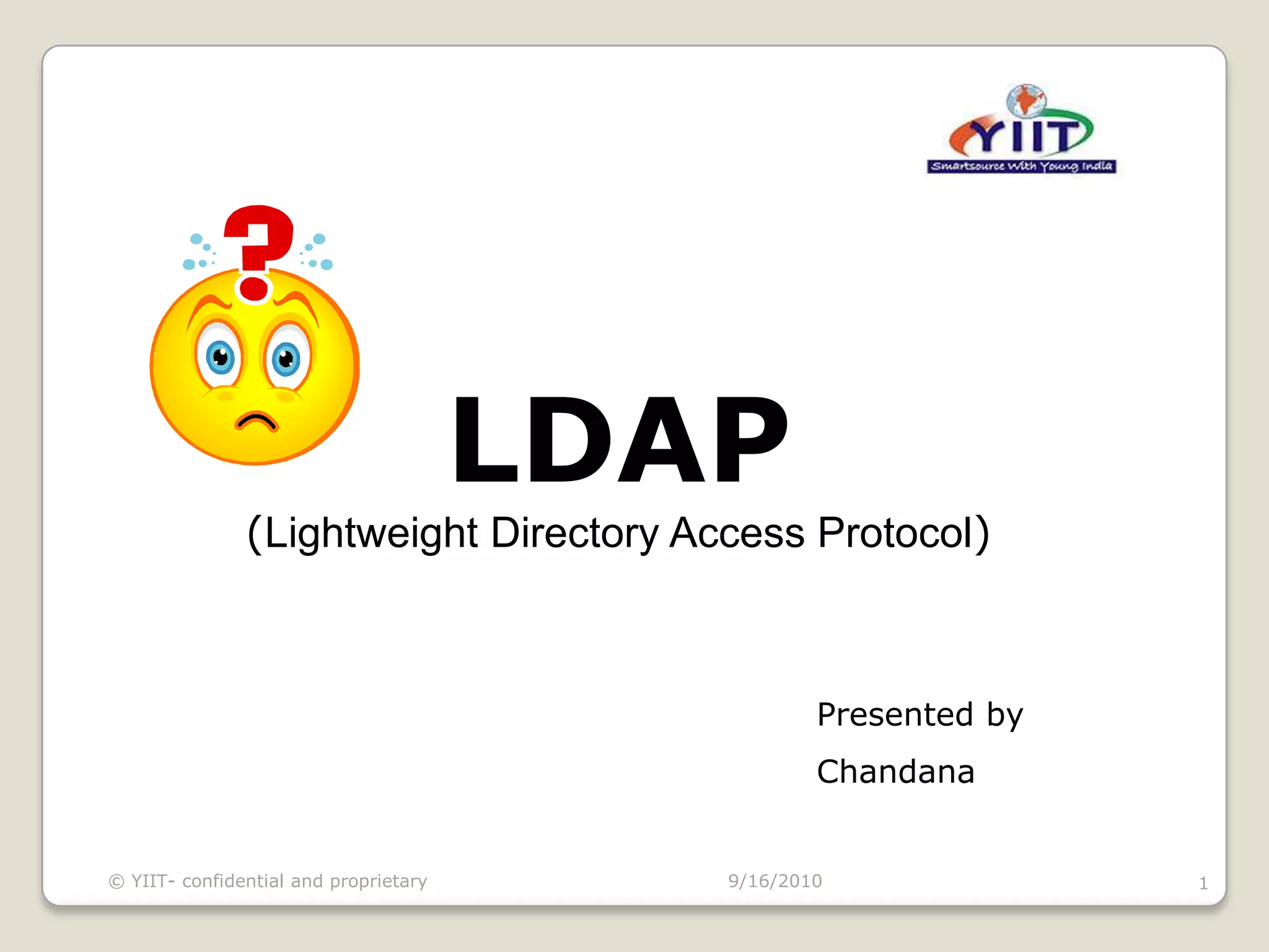LDAP | PPT