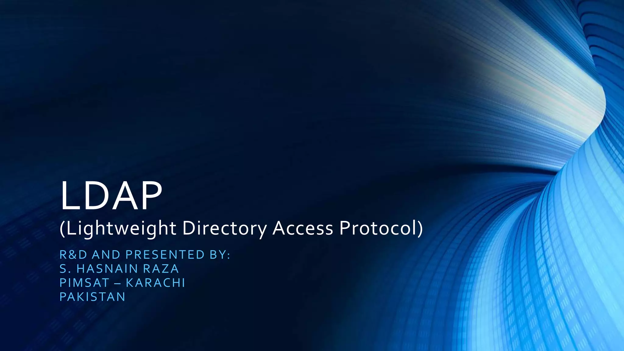 Ldap Lightweight Directory Access Protocol Pptx Operating Systems