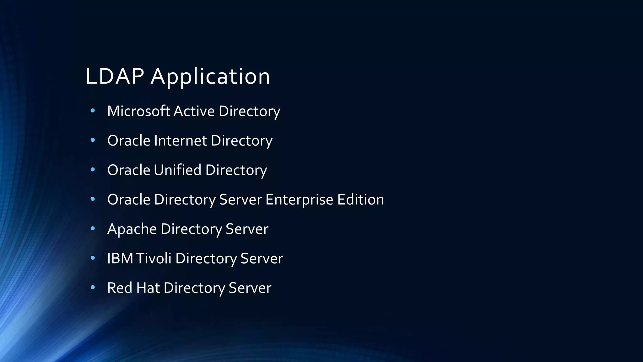 LDAP - Lightweight Directory Access Protocol | PPTX