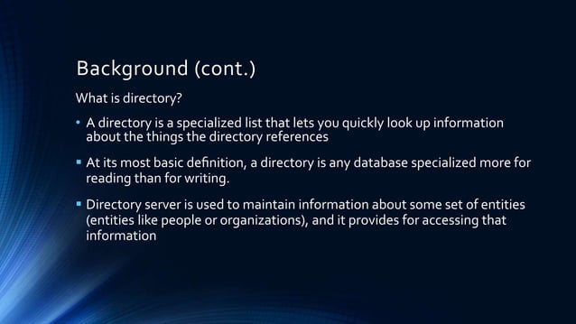 Ldap Lightweight Directory Access Protocol Pptx Operating Systems Computer Software And
