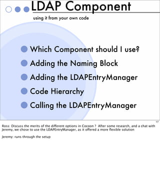 LDAP & Cocoon | PPT