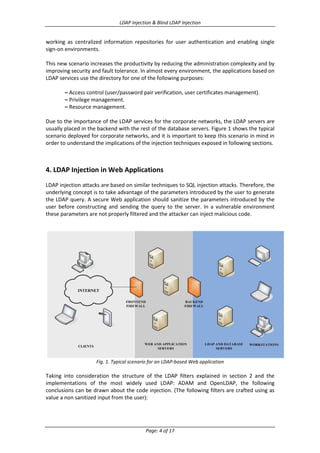 LDAP Injections & Blind LDAP Injections Paper | PDF