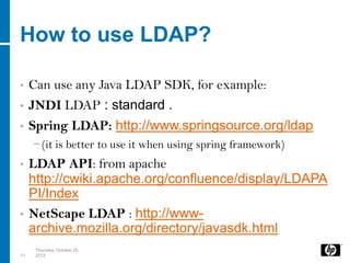 Ldap intro | PPTX