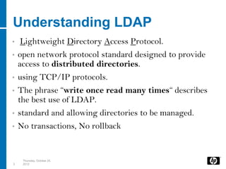Ldap intro | PPTX