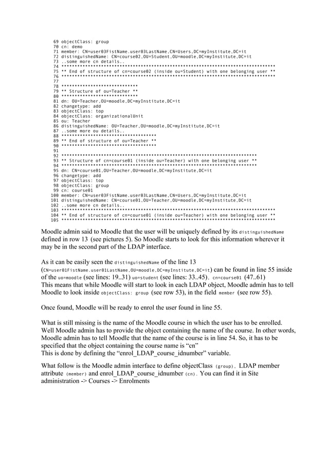 Ldap auth and_enrolment_set-up | PDF