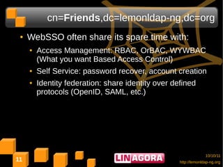 LDAPCon 2011 - The LemonLDAP::NG Project | PPT