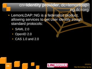 LDAPCon 2011 - The LemonLDAP::NG Project | PPT