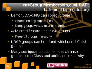 LDAPCon 2011 - The LemonLDAP::NG Project | PPT