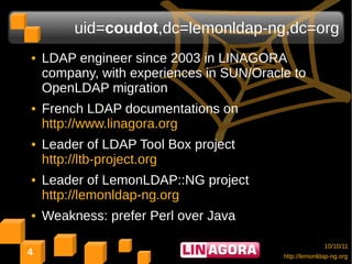 LDAPCon 2011 - The LemonLDAP::NG Project | PPT