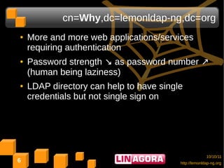 LDAPCon 2011 - The LemonLDAP::NG Project | PPT