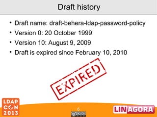 Manage password policy in OpenLDAP | PDF