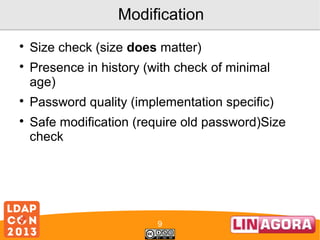 Manage password policy in OpenLDAP | PDF