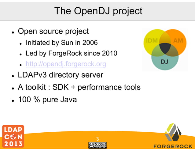 Update on the OpenDJ project | PPT
