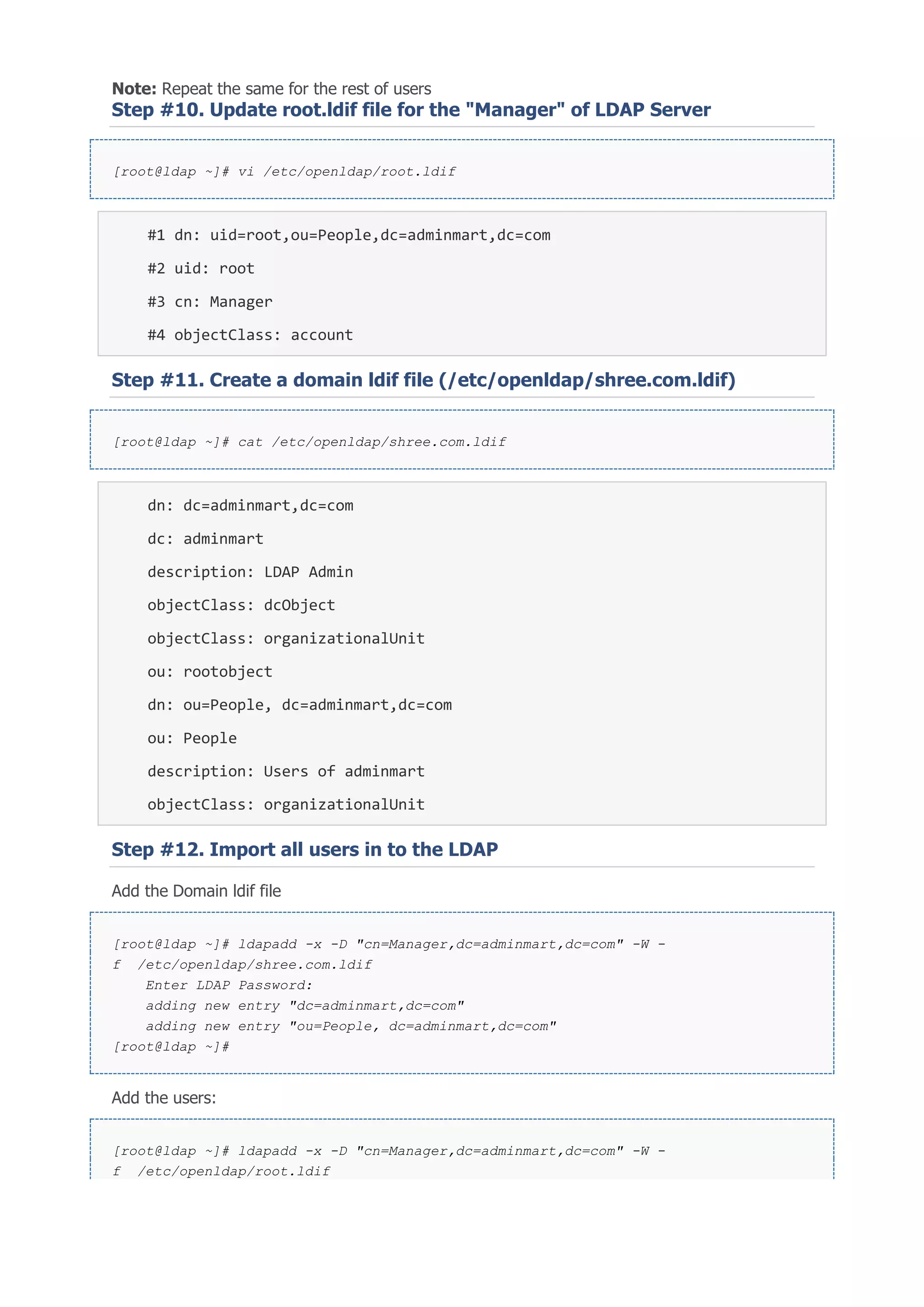 Ldap Configuration Documentation Pdf Operating Systems Computer