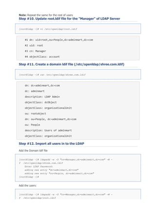Ldap configuration documentation | PDF | Operating Systems | Computer Software and Applications