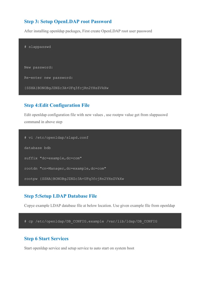 Ldap Configuration Documentation Pdf Operating Systems Computer