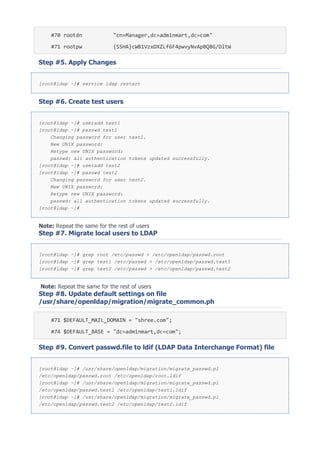 Ldap configuration documentation | PDF | Operating Systems | Computer ...