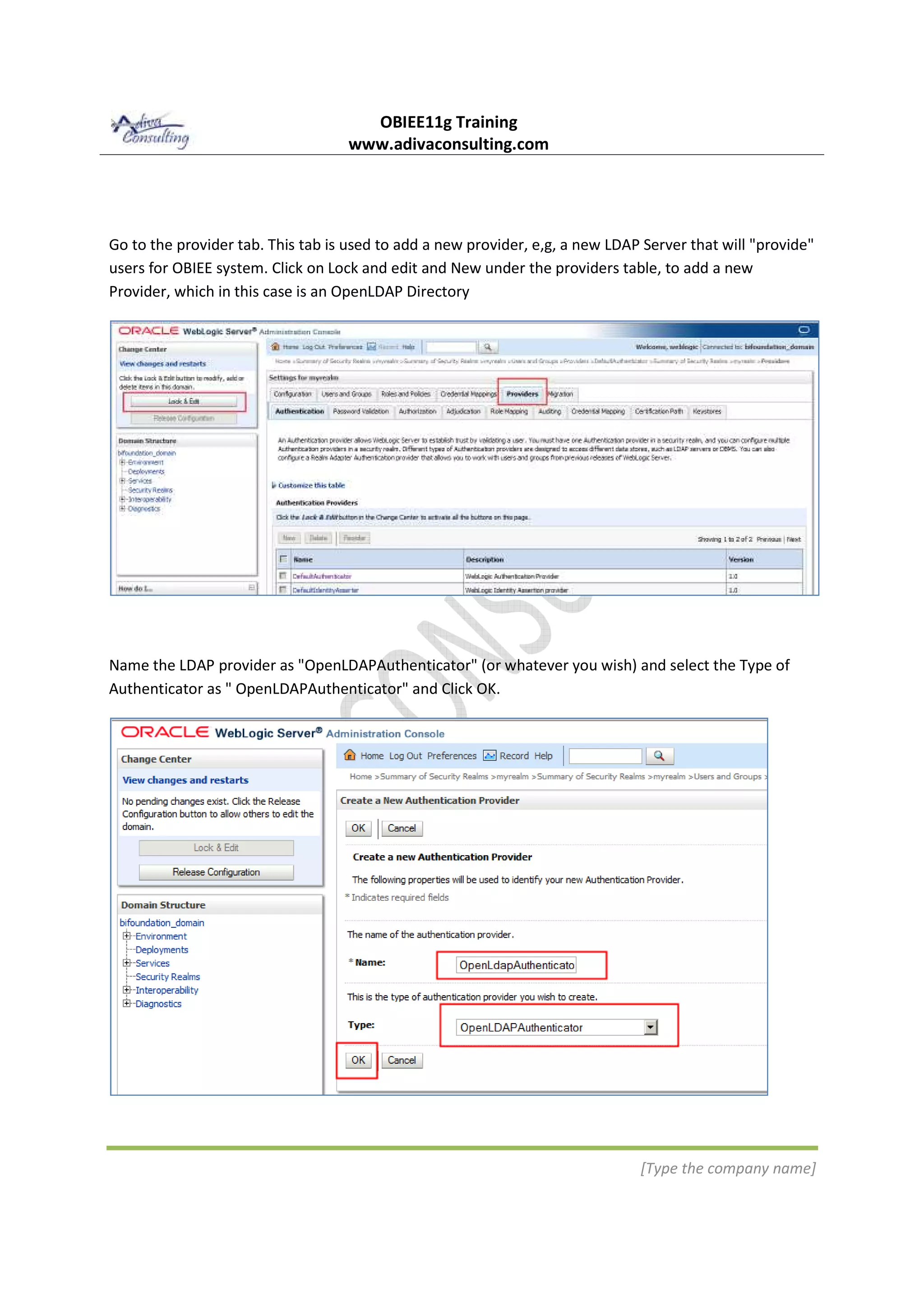OBIEE 11g: Configuring LDAP Server | PDF