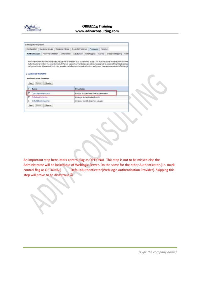 OBIEE 11g: Configuring LDAP Server | PDF