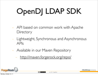 OpenDJ, life after Sun and OpenDS | PDF
