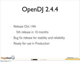 OpenDJ, life after Sun and OpenDS | PDF