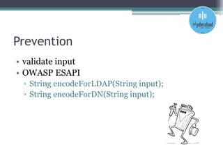 Ldap injection | PPTX