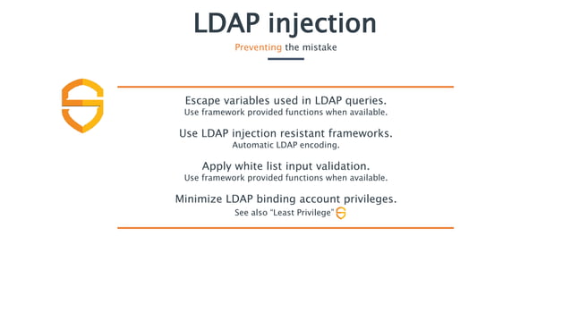 Secure Code Warrior - LDAP injection | PPT