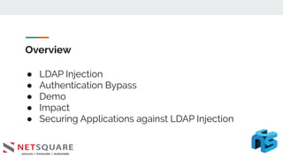 LDAP Injection | PDF | Programming Languages | Computing
