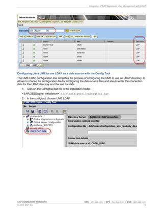 Ldap sync with sap(rfc) | PDF