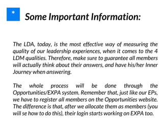 Lda Support Materials | PPT