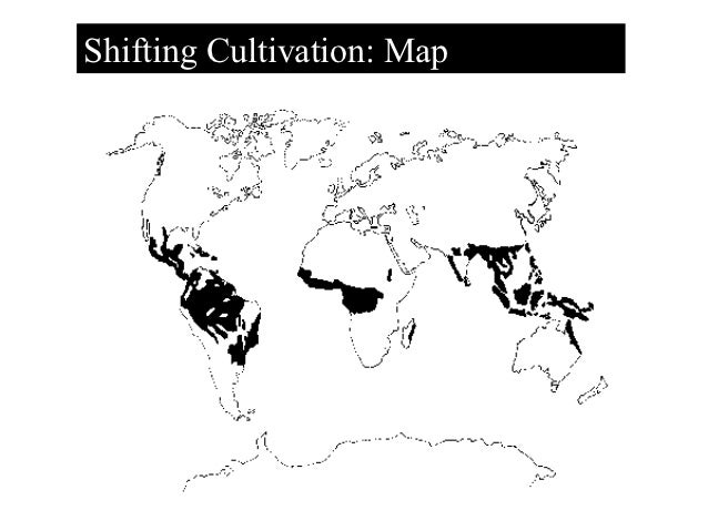 Intensive Subsistence Farming Map Non Wet Rice