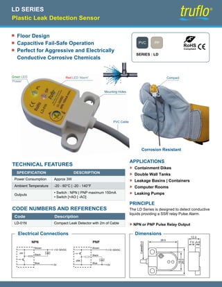 Plastic Leak Detection Sensor | PDF
