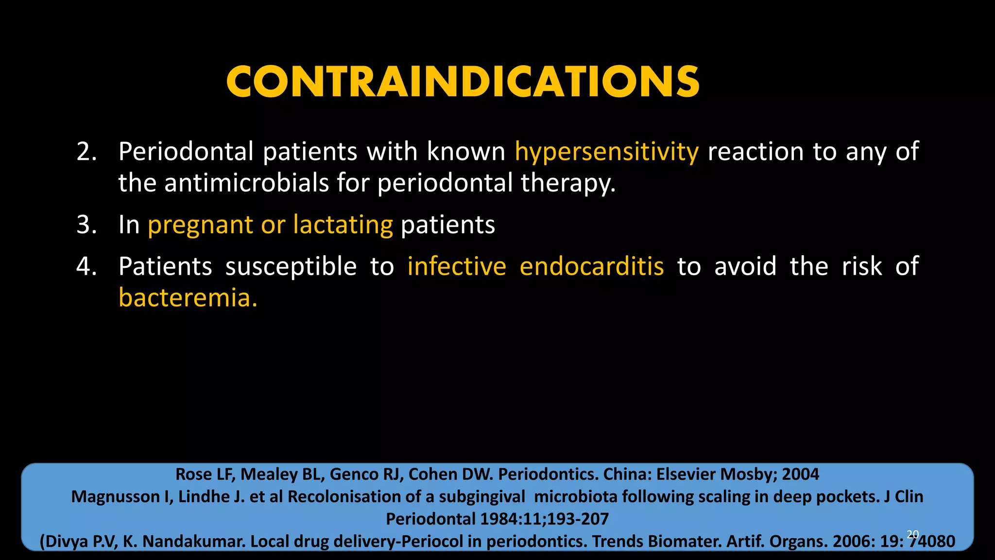 local drug delivery in periodontics | PPTX