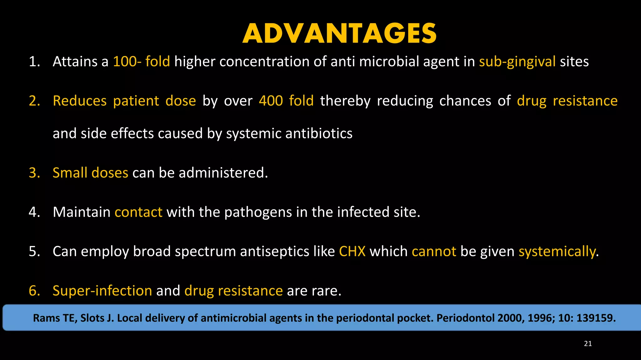 local drug delivery in periodontics | PPTX