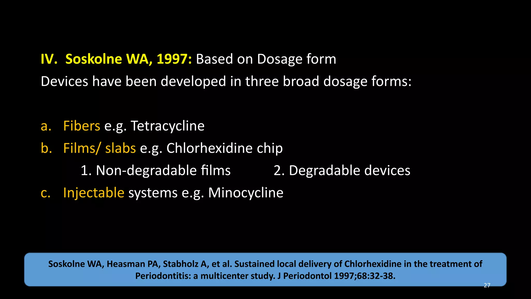 local drug delivery in periodontics | PPTX