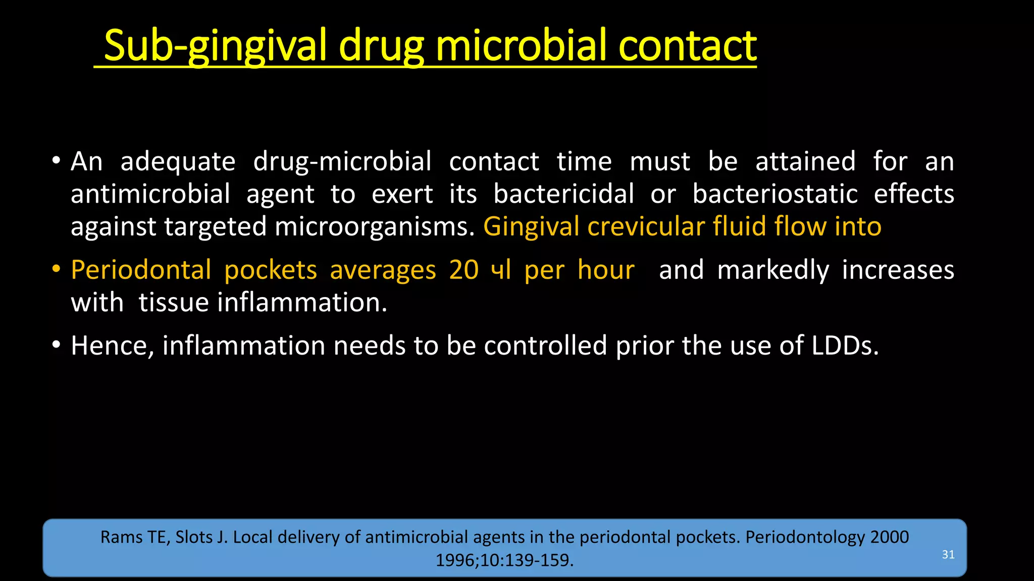 local drug delivery in periodontics | PPTX
