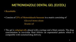 local drug delivery in periodontics | PPTX