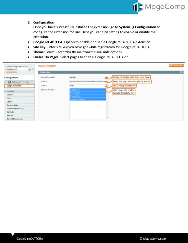 Magento Google ReCAPTCHA Extension