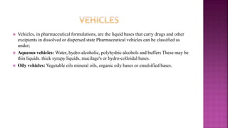 Liquid dosage form | PPTX