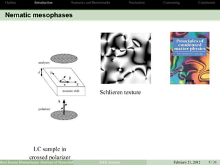 Kinetic pathways to the isotropic-nematic phase transformation: a mean field approach | PPT