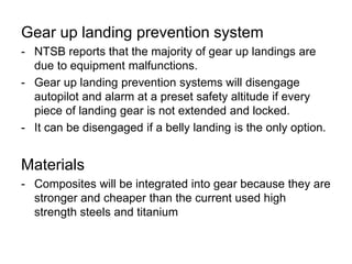 Landing gear failure which gives a detail view of that. | PPT | Air ...
