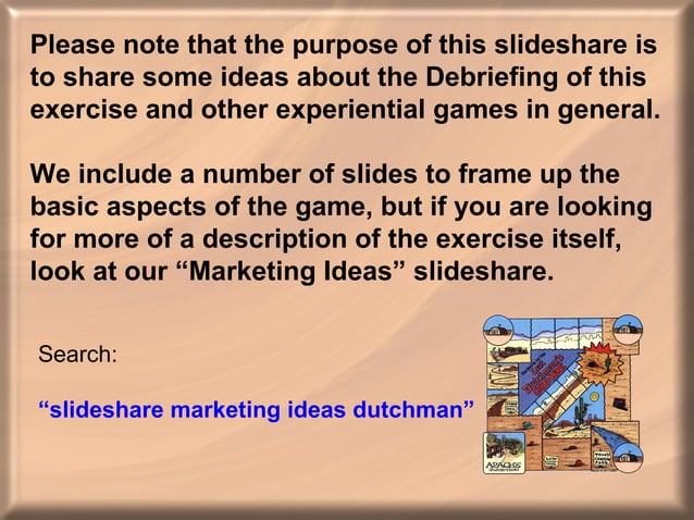 Debriefing Experiential Team Building Exercises - Overview using Lost ...